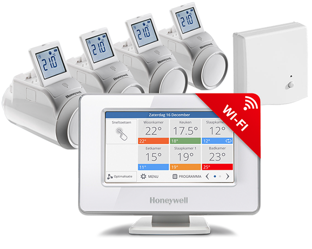 Honeywell Evohome WiFi thermostaatknop pakket ATP954M3020 | Verwarmen ...