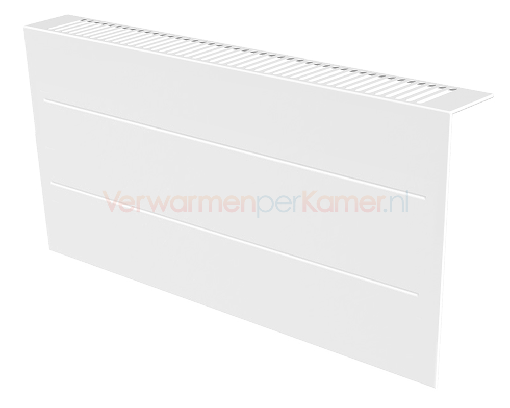Design front / radiatorbekleding voor liggende 1200 Watt radiator ...