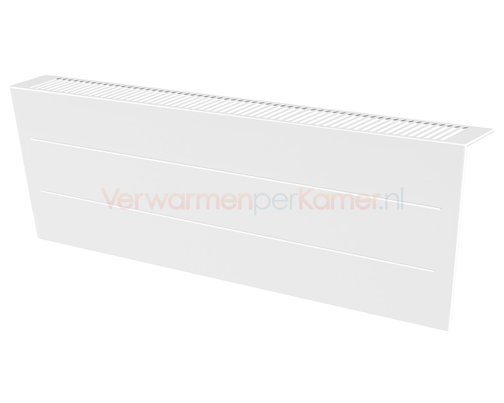 Design front / radiatorbekleding voor liggende 2000 Watt radiator ...